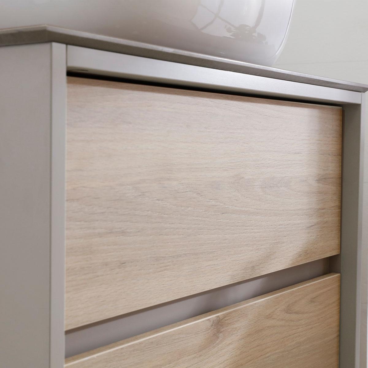 MUEBLE PARA BAÑO FLOTANTE CASCADE PLUS 28" TAUPÉ MDP AGLOMERADO CON ...