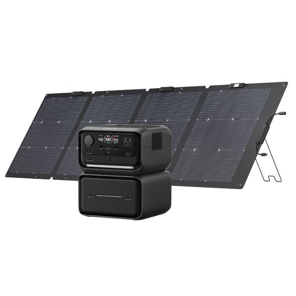 COMBO SOLAR PORTÁTIL ECOFLOW RIVER 3 MAX PLUS UPS (858WH) + PANEL SOLAR ...