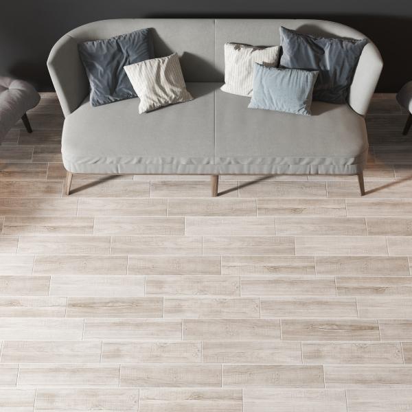 PISO CERÁMICO CAOBAL 18 X 60.6 CM ABEDUL TIPO MADERA CAJA CON 1.64 M2 ...