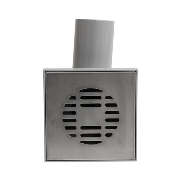 COLADERA DE PVC DE 11 X 11 CM CON REJILLA DE ACERO INOXIDABLE | The ...