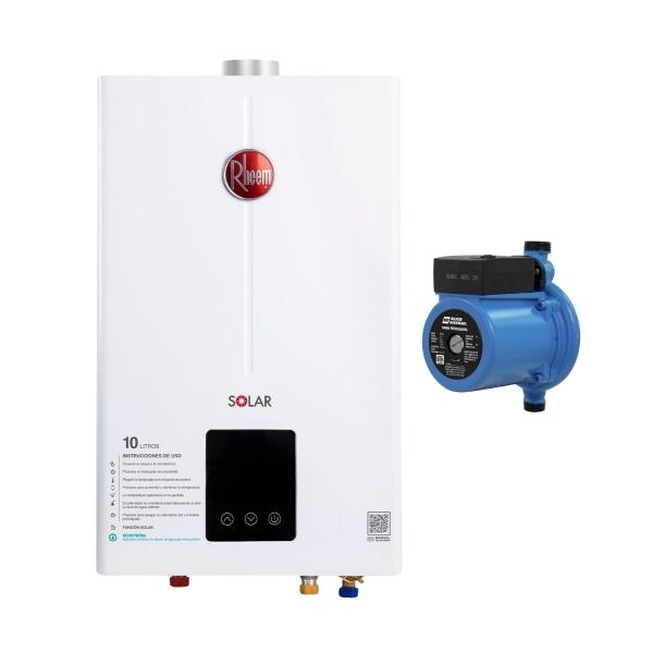 COMBO CALENTADOR INSTANTANEO NAT 10L Y BOMBA PRESURIZADORA 1/3 HP | The ...