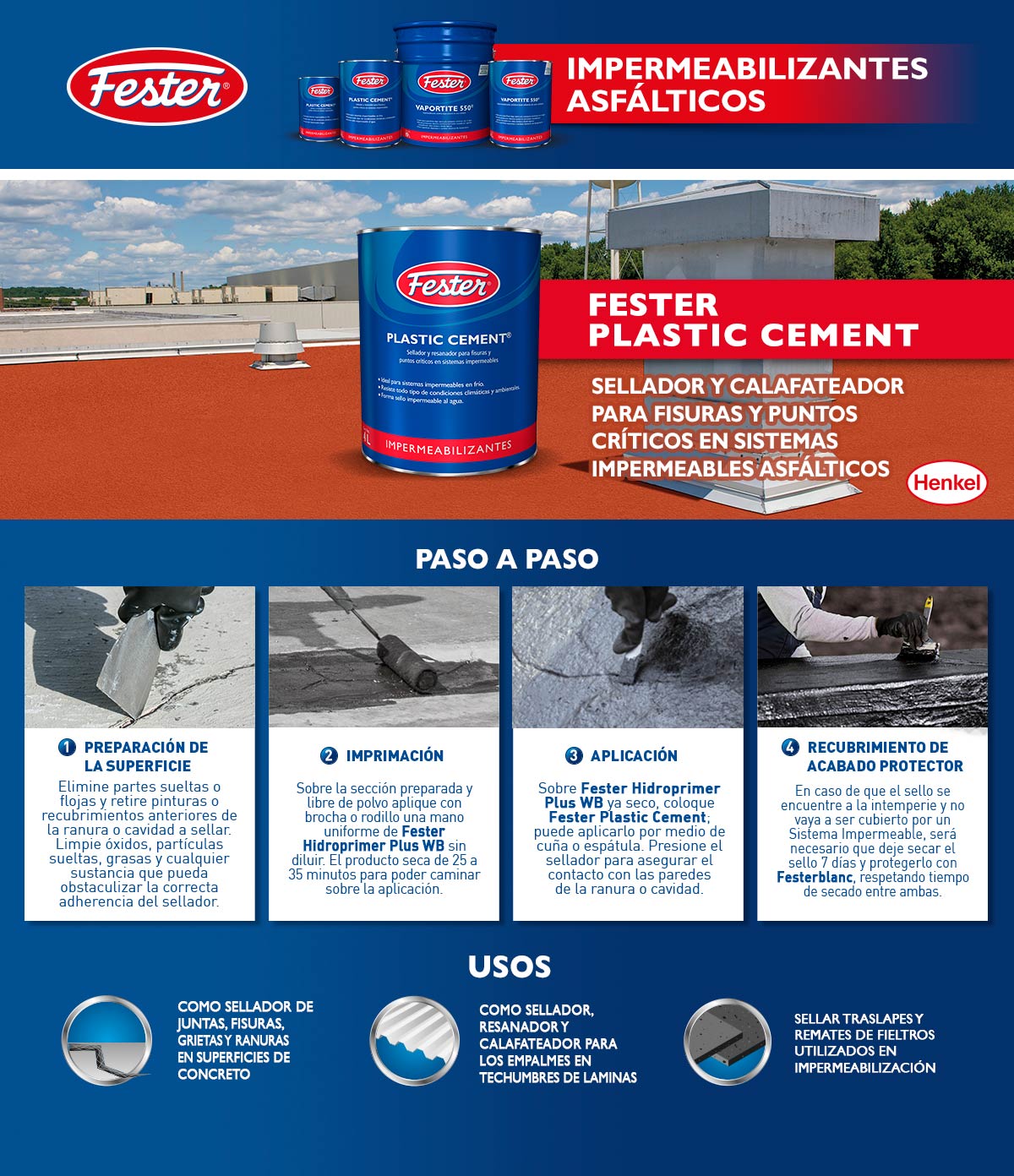 SELLADOR Y CALAFATEADOR FESTER PLASTIC CEMENT 4X4 L | The Home Depot México