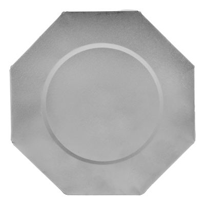 BOTE INTEGRAL LIGERO OCTAGONAL 12 X 10 CM PLATA | The Home Depot México