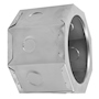 BOTE INTEGRAL LIGERO OCTAGONAL 12 X 10 CM PLATA | The Home Depot México