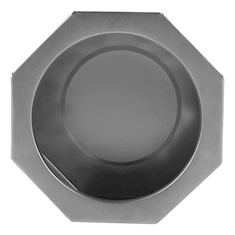 BOTE INTEGRAL LIGERO OCTAGONAL 12 X 10 CM PLATA | The Home Depot México