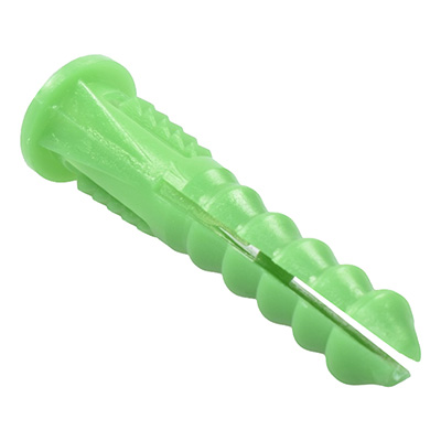 ANCLA DE EXPANSIÓN DE PLÁSTICO 1 1/2 PULGADA VERDE .001 KG 50 PIEZAS ...