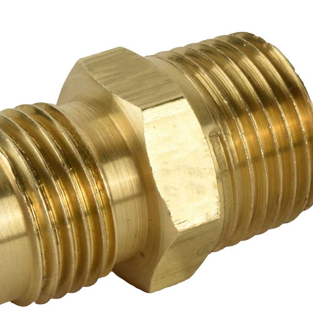 NIPLE TERMINAL 3/8 X 3/8 DE PULGADA DORADO IUSA | The Home Depot México