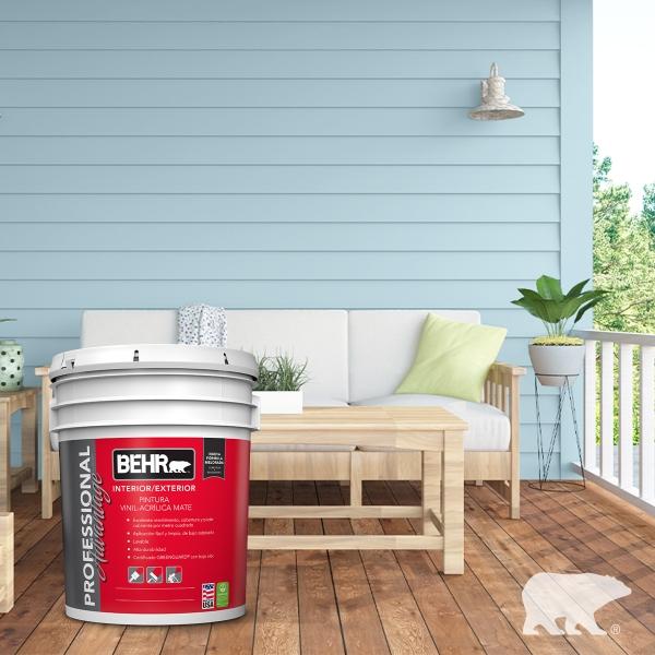 PINTURA PROFESSIONAL ADVANTAGE BEHR BASE BLANCA 18.92 L | The Home ...