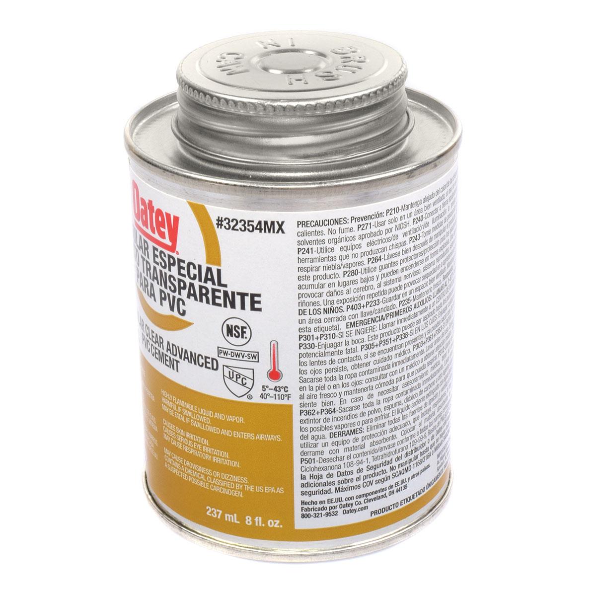 CEMENTO PARA PVC 237 ML TRANSPARENTE OATEY | The Home Depot México ...