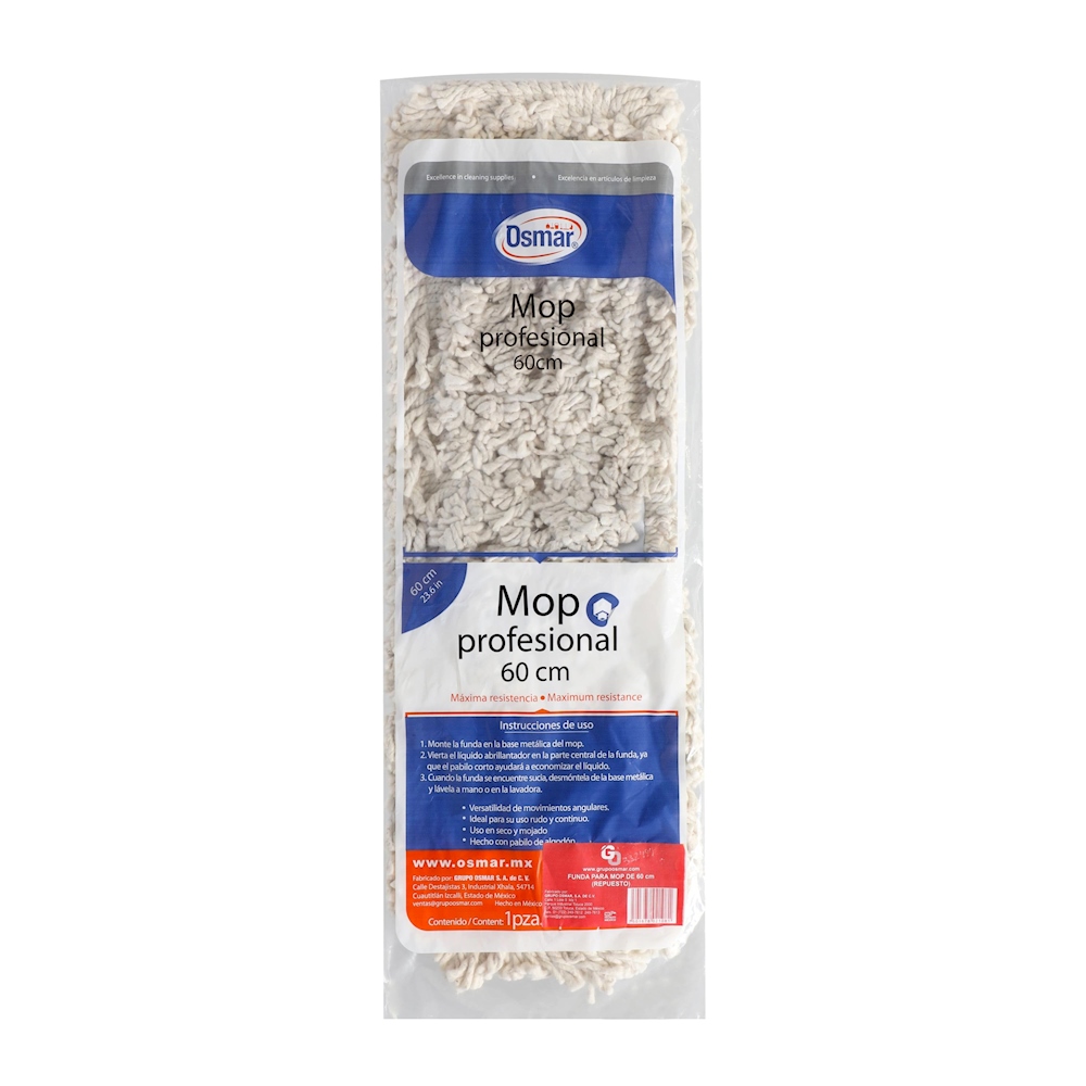 REPUESTO DE MOP PROFESIONAL 60 CM BEIGE | The Home Depot México ...