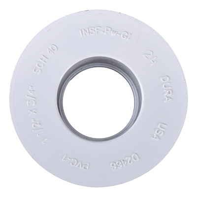 REDUCTOR BUSHING DE 1 1/2 X 3/4 DE PULGADA BLANCO DURA | The Home Depot ...