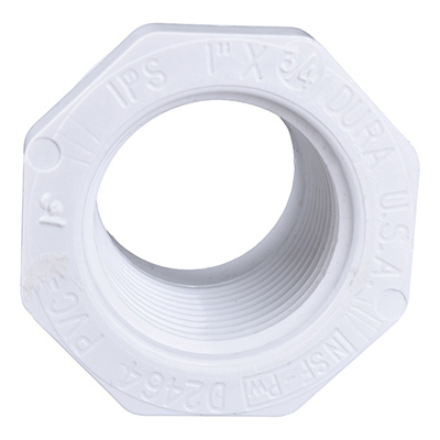 REDUCTOR BUSHING 1 X 3/4 DE PULGADA BLANCO DURA | The Home Depot México