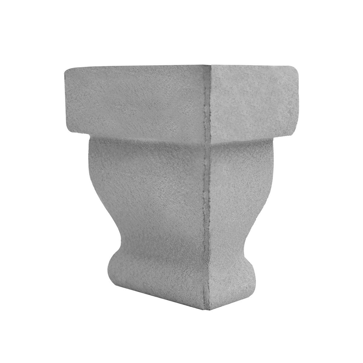 MOLDURA ESQUINA REPISÓN COLONIAL 8.8 x 4.5 CM GRIS 2 PIEZAS | The Home ...