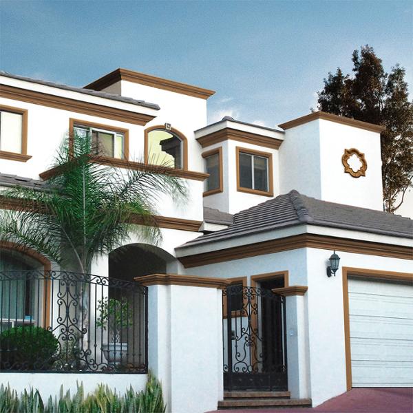 MOLDURA ARQUITECTÓNICA REPISÓN CALIFORNIANO 12.2 X 7 CM X 2.44 M GRIS ...