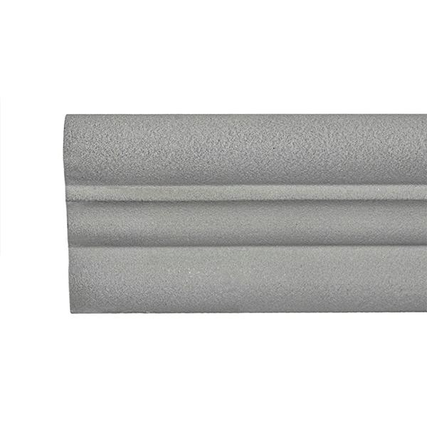 MOLDURA ARQUITECTÓNICA REPISÓN CALIFORNIANO 12.2 X 7 CM X 2.44 M GRIS ...
