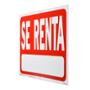 LETRERO DE PLÁSTICO DE \"SE RENTA\" DE 61 X 45.8 CM | The Home Depot México