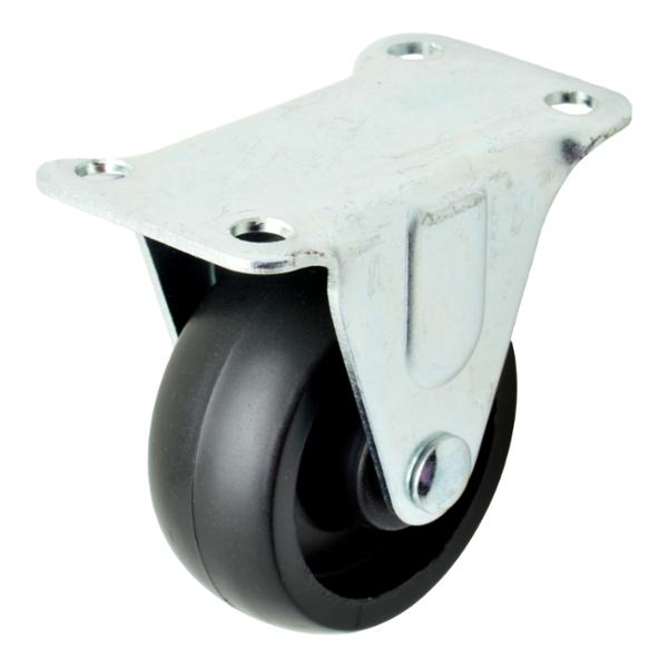 RUEDA DE BASE FIJA USO RUDO DE 2 PULGADAS NEGRO | The Home Depot México