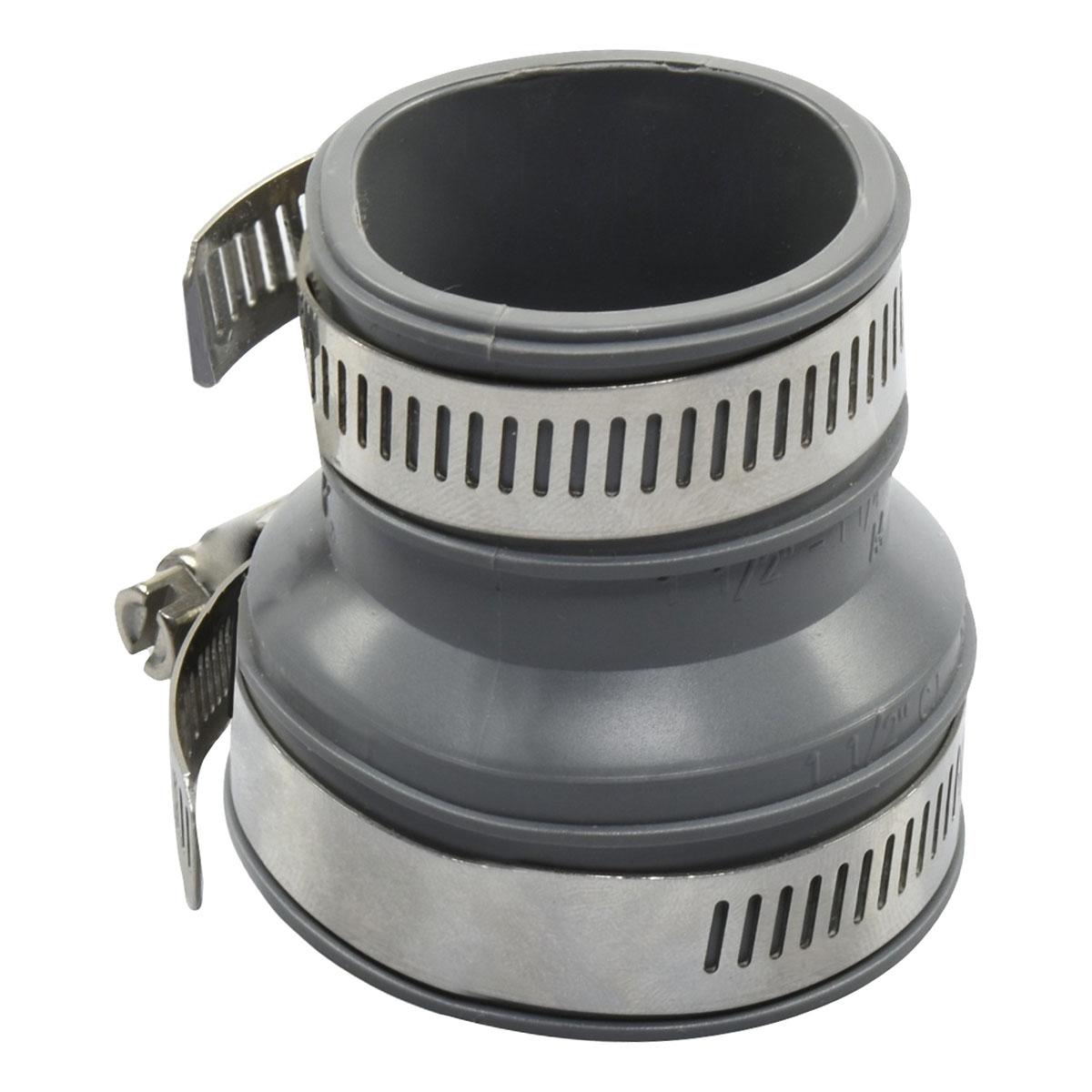 ACOPLE PARA DRENAJE DE PVC 2 Y 1 1/2 PULGADA GRIS | The Home Depot ...