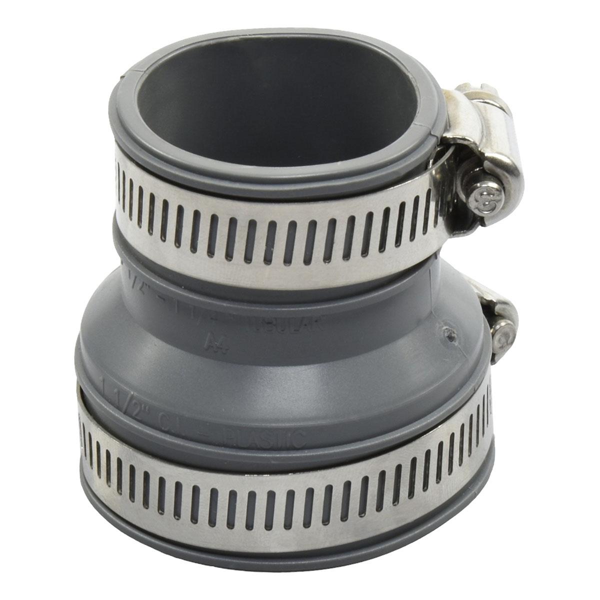 ACOPLE PARA DRENAJE DE PVC 2 Y 1 1/2 PULGADA GRIS | The Home Depot ...