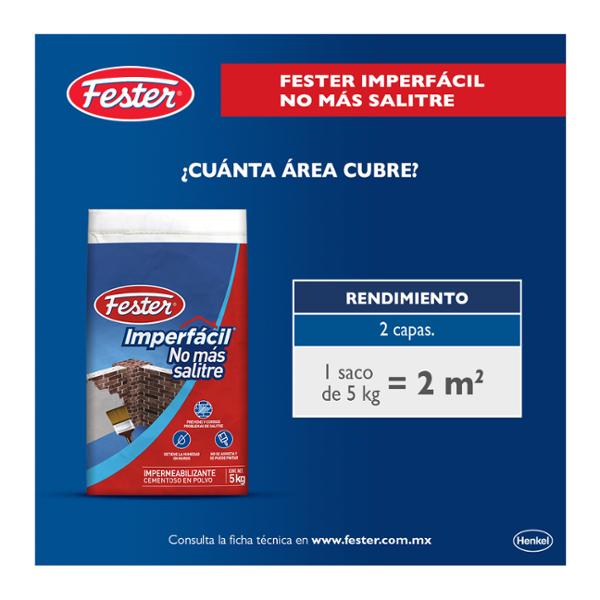 IMPERMEABILIZANTE CEMENTOSO EN POLVO IMPERFÁCIL NO MÁS SALITRE 5 AÑOS ...