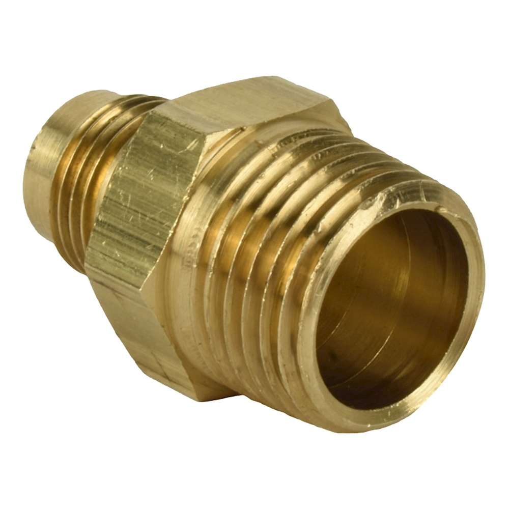 NIPLE TERMINAL DE 3/8 X 1/2 PULGADA DORADO IUSA | The Home Depot México